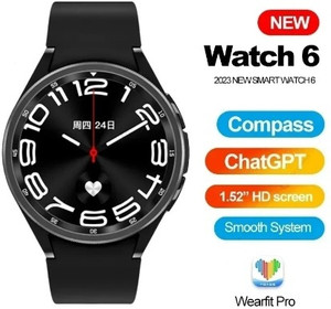 Style Panda Classic Watch 6, Large Dial, Amoled Display BT Calling ...
