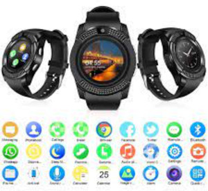 GUGGU EBE_198F_V8 Smart Watch memory card sim support fitness tracker ...