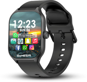 GameSir H9 Black Smartwatch with Bluetooth, Fitness & Heart Rate ...