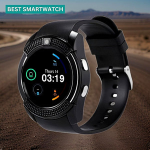 GUGGU V8 (Smartwatch) with Camera memory card (Sim Card Smart Watch ...