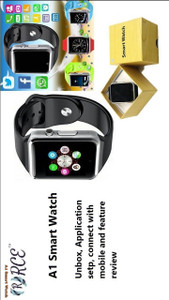 Correngo A1 Smart Watch - Support Camera, Voice Calling, SIM, Memory ...