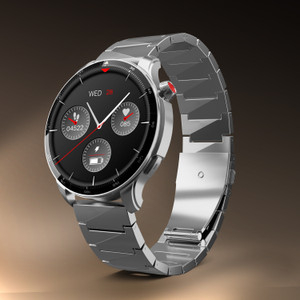 Urban Titanium 1.39” Display with Metal Strap, Bluetooth Calling, SpO2 ...