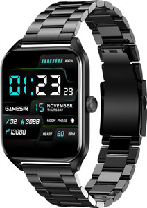 TECHIO H9 Black Full Screen Touch Watch, Bluetooth calling, Health ...