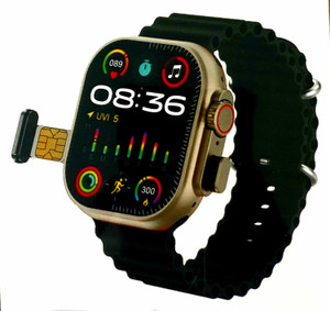 Fuziqra 4G Ultra Amoled Large Screen with 4G sim Watch Rotating Camera ...