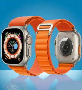 Arceus T800 ultra Android smartwatch with wireless charging_49mm(Orange ...