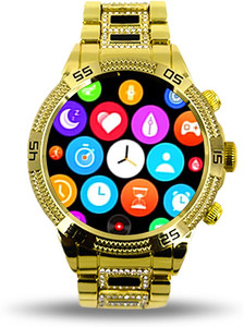 dicrobots Trendy latest Gen 15 smartwatch, Golden & strap ,hd display ...