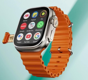 GETECH T800 Ultra orange Pro Edition smart watch with WiFi GPS SIM card ...