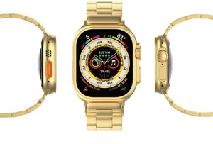 Futures Kaart X8 Ultra Touch Watch with 25+ New Features Golden 2 Inch ...