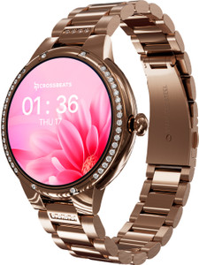 CrossBeats Diva 1.28" Stylish Smartwatch for Women: Amoled, Health ...