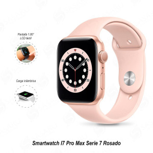 Gk Trading i7 Pro Max Smart Watch Series 7 For Girls (Pink,Free Size ...