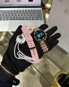 ULTRON Trendy latest Gen9 smartwatch, Golden & Pink strap ,hd display ...