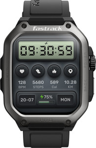 Fastrack Active Pro 1.85" AMOLED Display&AOD(390x450),Functional Crown ...