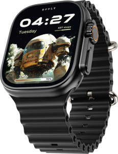 Boult Crown Pro 2.01" AMOLED, BT Calling, Working Crown, AOD, Zinc ...