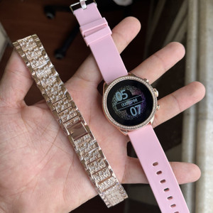 Woonk Trendy latest Gen9 smartwatch, Golden & Pink strap ,hd display ...