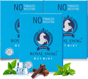 ROYAL SWAG Mint Cigarette Flavoured Tobacco-Free Nicotine-Free Smoke ...