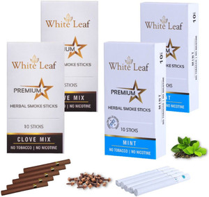 White Leaf Herbal Clove Cigarettes, Mint Cigarettes Flavoured King Size ...
