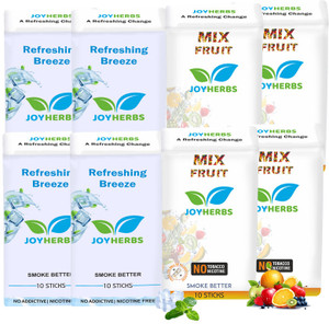 JOYHERBS Herbal Cigarettes(80Stick)100%NicotineFree Refreshing Breeze ...