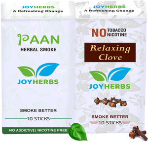 JOYHERBS Herbal Cigarettes (20 Stick) 100% Nicotine Free Paan Flavour ...