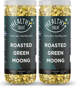 Healthy Treat Roasted Green Moong Snacks 300 gm (Pack of 2-150 gm each ...