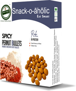 SNACK-O-AHOLIC Masala Coated Roasted Spicy peanut bullets Price in ...