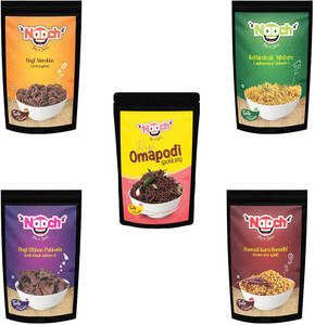 NAACH Karaboondi, Mixture, Ribon Bakod, Murukku, Oma Podi Mixture Price ...