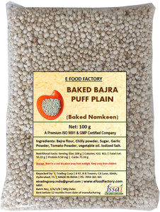 E Food Factory Baked Bajra Puffs Plain 100 g Price in India - Buy E ...