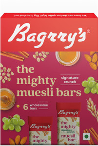 Bagrry's Signature Crunch Mighty Muesli Bar | Energy Bar | Snack Bar ...