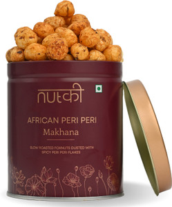 NUTKI African Peri Peri Makhana, Slow Roasted in Olive Oil, Zero ...