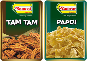SAMRAT | Assorted Combo Pack of 2 | TAM TAM | PAPDI |Tasty & Healthy ...