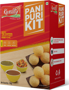 Kwality Pani Puri kit With 2 Different Flavours Sweet and Spicy Pani ...