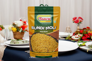 SAMRAT BUNDI MOLI Mild Balls Crispy & Salted Taste Namkeen| Ghar Jaisi ...