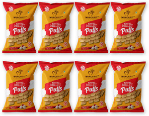 Munch Fit Healthy & Roasted Millet Puffs | Chilli Garlic Price in India ...