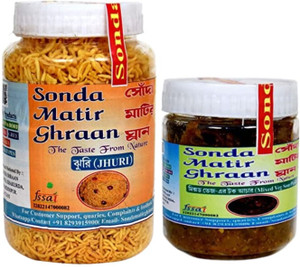 SONDA MATIR GHRAAN Combo Pack Jhuri (400 Gram) And Mixed Veg Pickle ...
