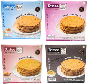 Tastee Ready-to-Eat Whole Wheat Bhakhri - Kutchi Dabeli/Italian Pizza ...