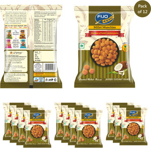Fijo Millet Munchies - Jaggery Coconut Crunch - Thinai (Foxtail Millet ...