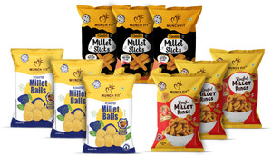 Munch Fit Roasted Millet Snack Combo |Assorted Flavors | Price in India ...