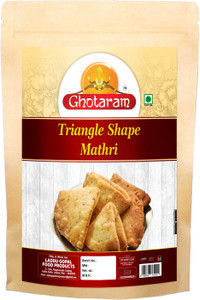GHOTARAM Organic Chaat Papdi/Sev Puri/Chaat Puri/Chat Papdi Triangle ...