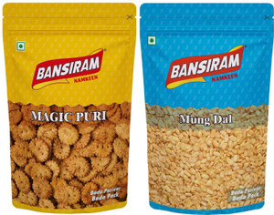 Bansiram Namkeen Magic Puri (400gm) & Mung Dal (350gm) Price in India ...