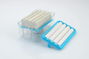 Ochron Plastic Soap Dispenser Rolling Soap Box Rubber Roller Foaming ...