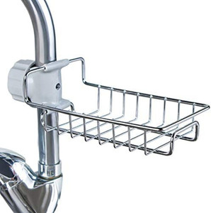 NURIOR Practical Home Kitchen Faucet Shelf Snap-on Faucet Rack Drain ...