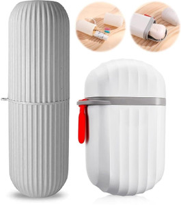 Pivot Swami Travel 1 Soap Box with 1 Toothbrush Case, Durable ...