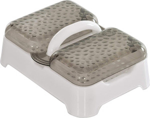 PuthaK Plastic Luxury Unbreakable soap case Holder with Drain and lid ...