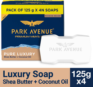 PARK AVENUE Premium Men's Soaps for Bath-Pure Luxury-Grade 1 Soap-For ...
