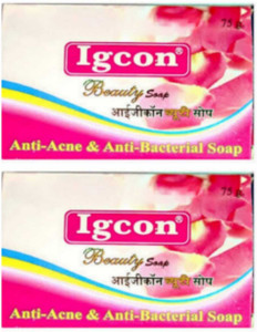 IGCON ANTI ACNE ANTI BACTERIAL SOAP AND BEAUTY SOAP150gm - Price in ...