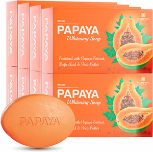 MORVIN INDIA PAPAYA SOAP-Skin Whitening With Natural Ingredients Soap ...
