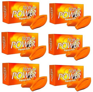 nature power Papaya Aura Soap (6 Pieces X 125 g) - Price in India, Buy ...