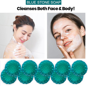 Groovy Broccoli Boost Blue Stone Bath Soap (100GM) (PACK OF 10) - Price ...