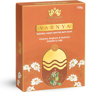 Vrindaam Varnya Premium Ayurvedic Ginger & Lime Soap | Handcrafted For ...