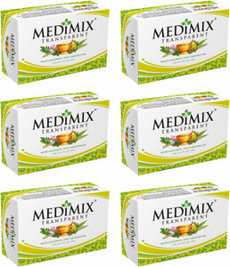MEDIMIX Transparent Soap | Pack of 6 | Each 125g | - Price in India ...