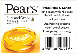 Pears Pure & Gentle Soap 60g - Price in India, Buy Pears Pure & Gentle ...
